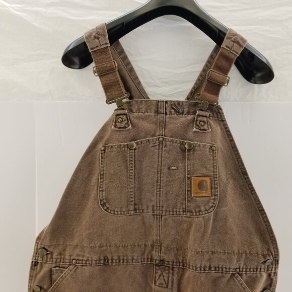 Carhartt | Jeans | Carhartt Men Overalls Brown Double Knee Duck R6 Dkb ...